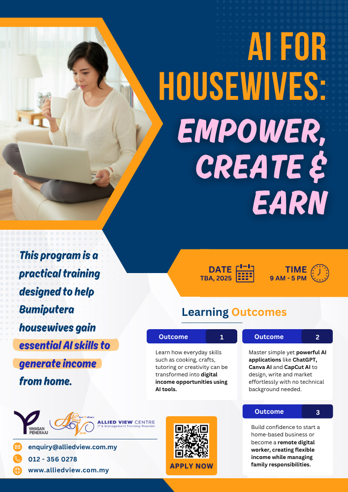 AI for Housewives: Empower, Create & Earn